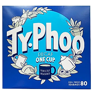 TYPHOO Typhoo Decaffeinated, 80 CT