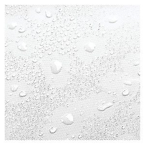 iDesign PEVA Mold and Mildew Resistant Plastic Shower Curtain Liner for Use Alone or With Fabric Curtain, Set of 2, 72” x 72”, White