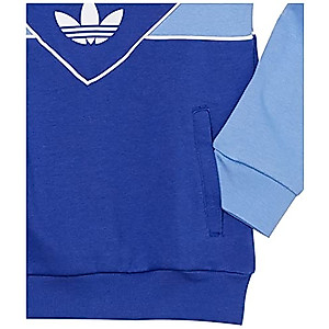 adidas Originals unisex child Adicolor Hoodie Set Sweatsuit, Semi Lucid Blue/Blue Fusion, 4T US