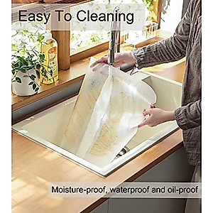 Shelf Liner Cabinet Pad Cabinet Liners ​Non Slip Waterproof Clear Kitchen Drawer Non Adhesive Mat for Fridge, Dresser, Wire Shelf, Toolbox, Cupboard, Pantry, Storage and Desk (17.7 Inch X 59 Inch)