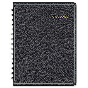 AT-A-GLANCE 8031005 Four-Person Group Undated Daily Appointment Book, 8 1/2 x 10 7/8, White