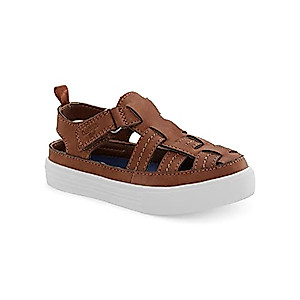 OshKosh B'Gosh Boy's Cilan Sandal, Brown, 10 Toddler
