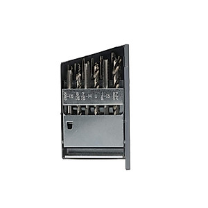 HHIP 1011-0018 18 Piece High Speed Steel Tap and Drill Combo Set