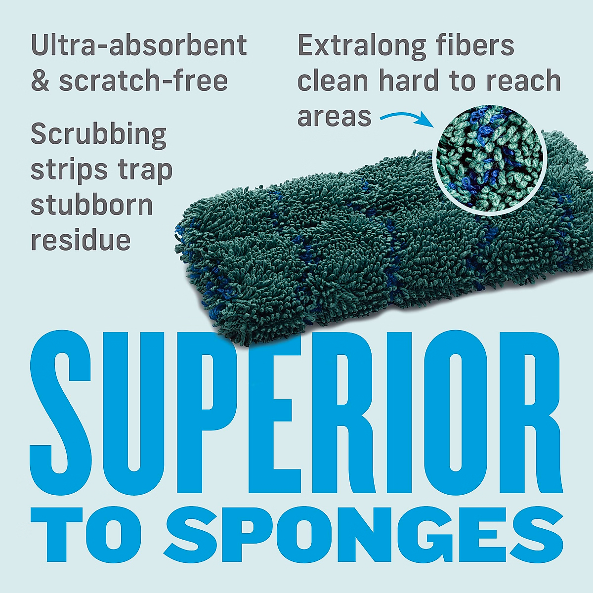 E-Cloth 5-pc Kitchen Bundle, Microfiber Cleaning Cloths Set with Dish Scrubber, Ideal Spotless Cleaner for Granite, Marble, Kitchen, Sink, Dish and Stainless Steel Pot and Pans, 100 Wash Promise