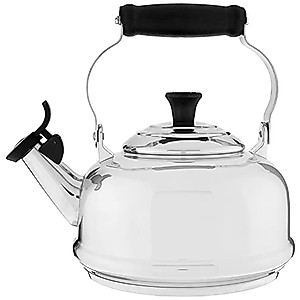 Le Creuset Stainless Steel Whistling Tea Kettle, 1.7 qt.