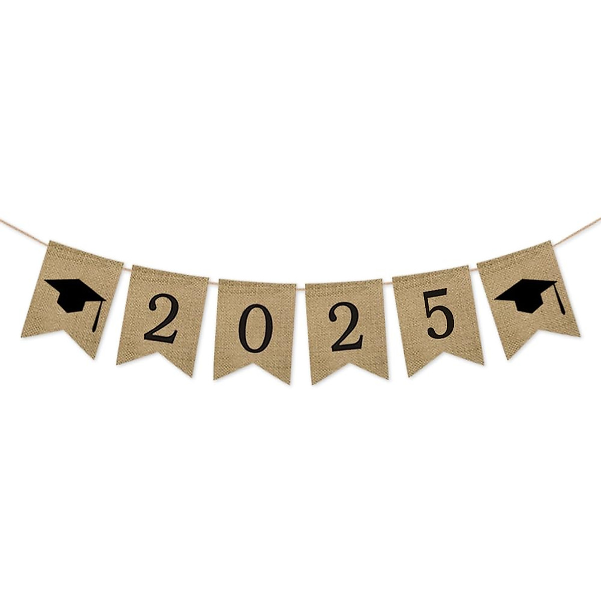 SWYOUN 2023 Burlap Graduation Party Banner Classroom Decoration Grad Party Supplies