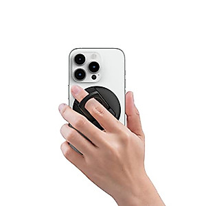 Belkin iPhone MagSafe Camera Mount for MacBook, iPhone Continuity Camera Mount, Turn iPhone to Webcam, Compatible with MacBook Pro, Air, iPhone 14, iPhone 13, iPhone 12, Black