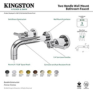 Kingston Brass KS8126DL Concord Bathroom Faucet, Polished Nickel