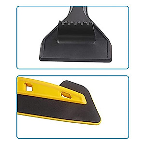 Snow Shovel, Multifunctional Snow Shovel Long Rod Deicing Ice Sweep Tool Snow Removal Brush for Winter Car Accessories