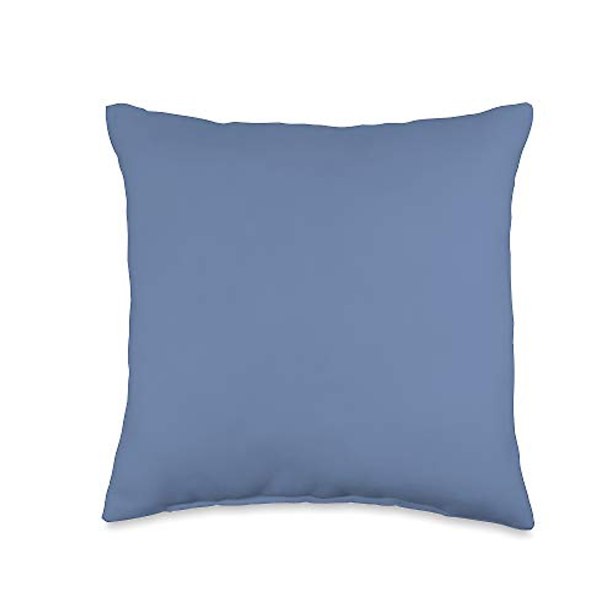 Vine Mercantile Simple Chic Solid Color Dark Periwinkle Blue Throw Pillow, 16x16, Multicolor