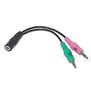 Headset Buddy Phone Headset to PC Adapter (red)
