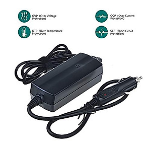 SLLEA Car DC Adapter for Intermec PB50 PB51 Portable Printer PB50A11804100 PB50A12004100 Auto Vehicle Boat RV Cigarette Lighter Plug Power Supply Cord Charger PSU
