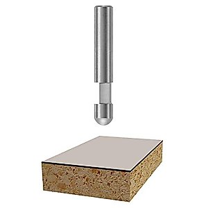 BOSCH 85285 1/4 In. x 1/4 In. Carbide 1-Flute Flush Trim Bit