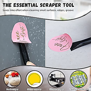 18 Pieces Non-Scratch Plastic Scraper Tool Carbon Fiber Plastic Scraper Multi-Purpose Scraper Pen-Shaped Scraper Cleaning Scraper Tool for Cleaning Small and Narrow Space