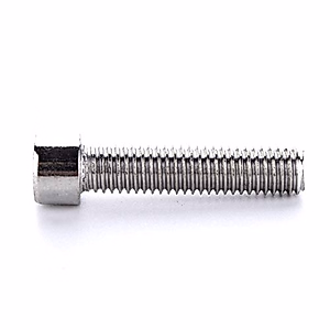 L-A 0.8mm Pitch M5x40mm Stainless Steel Hex Socket Head Cap Screws Bolts （25Pcs）