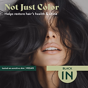 Herbatint Permanent Hair Dye - 1N Black - For Up To 100% Gray Coverage of Resistant Gray Hair - Ammonia-Free, Alcohol-Free & Vegan - Salon Influenced Hair color 5.75 fl oz (2 Pack)