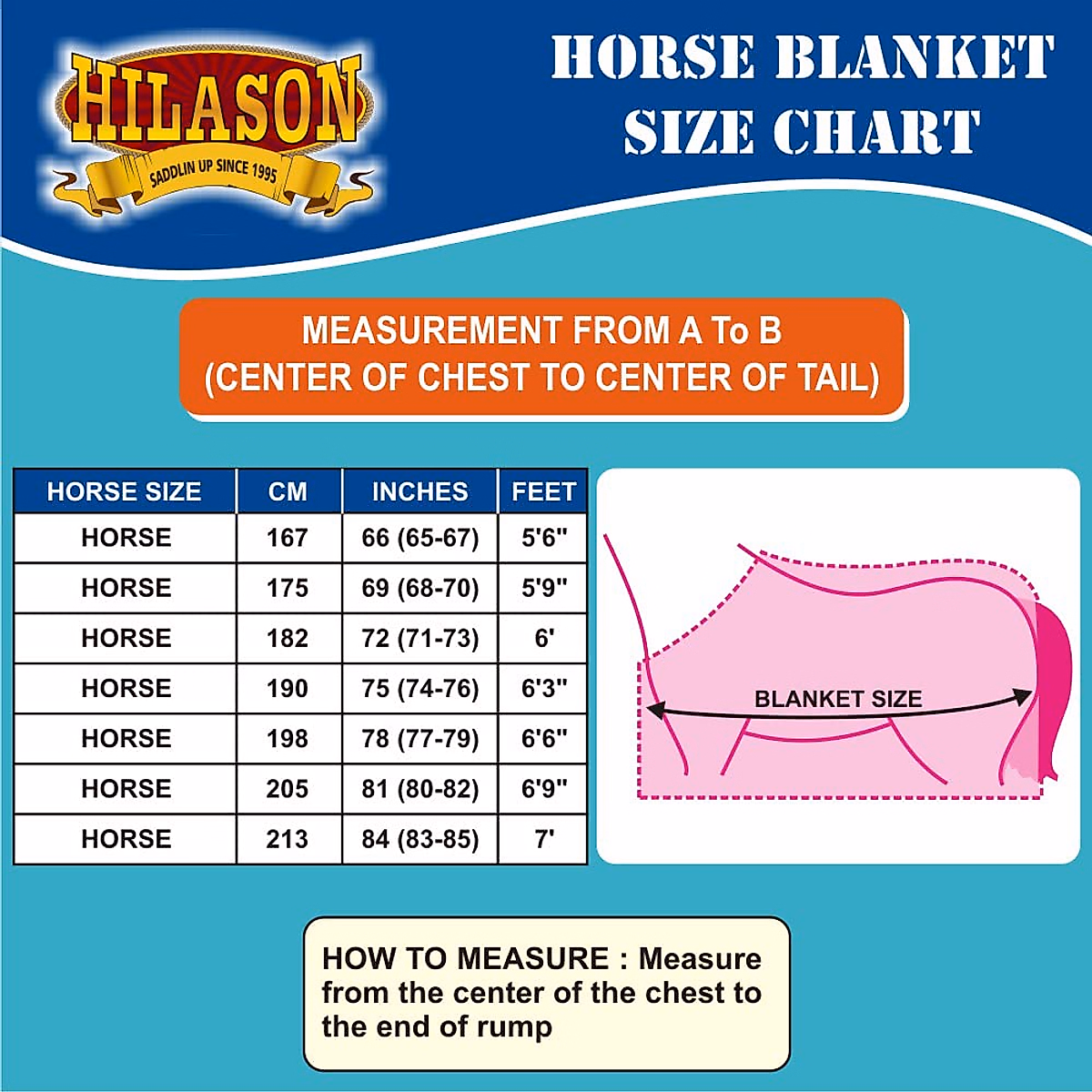 Orange 75 in HILASON 600D Winter Waterproof Poly Horse Blanket Belly Wrap | Horse Sheet | Horse Turnout Sheet | Horse Sheets for Winter | Waterproof Turnout Sheets for Horses