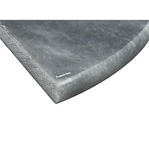 Threshold.Shop 9 Inch Bardiglio Gray Marble Corner Shower Shelf Bathroom Caddy, Wall Mounted Shower Shelf, Classic Flatback Design (2)