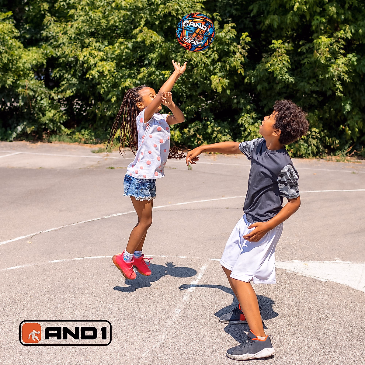 AND1 Mini Basketball 3 Pack Set for Kids (Deflated w/ Pump Included): - Size 3 7-Inch Premium Youth Size , Easy to Grip, Made for Indoors and Outdoors