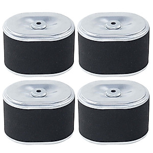 NIDAIFEI 4 Pack GX160 Air Cleaner Element Replaces Honda 17210-ZE1-505, 17210-ZE1-517, 17210-ZE1-822 for Honda GX110, GX120, GX120K1, GX140, GX160, GX160H1, GX200 Engines