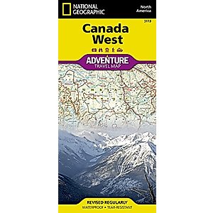 Canada West Map (National Geographic Adventure Map, 3113)