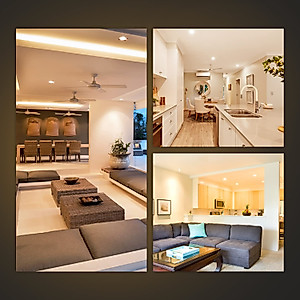 Torkase GU10 LED Bulb, Dimmable GU10 MR16 LED Bulbs 2700K Warm White, 120V 500LM Track Light Bulbs 5W 50W Equivalent, 90% Energy Saving, 40 Degree, LED Replacement for Recessed Lighting, 6 Pack