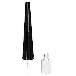 Empty Eyelash Tube, 25PCS 5ml Clear Refillable Plastic Mascara Container with Rubber Stopper Empty Eyeliner Wand Bottle for Castor Oil and DIY Cosmetics Beauty Tool