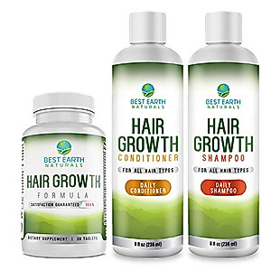 Hair Growth Shampoo For Healthy Hair Growth, Hair loss, Slow Growing and Thinning Hair For Men and Women 8 Ounces