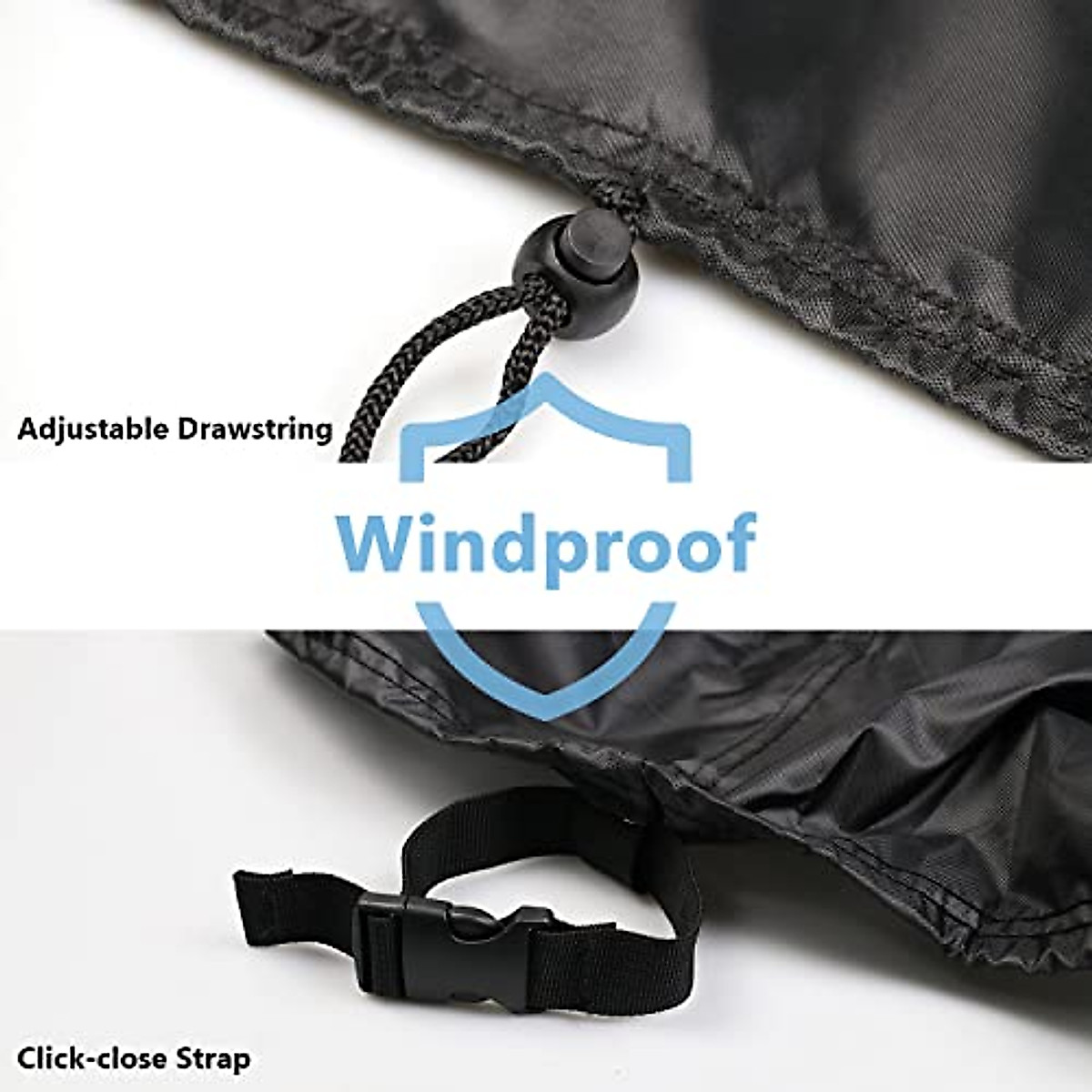 Jungda Outdoor Dining Table Cover,60 Inch Rectangle Patio Dining Table Cover,Waterproof Outside Table Cover Furniture Cover - 60 X 38 X 28 Inch