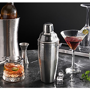 New Star Foodservice 48414 Stainless Steel Cocktail Shaker, 25 oz, Silver