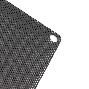 Maxmoral 5pcs 8cm PC Fan Dust Filter Black PVC Dustproof Mesh Cover Guard for Computer Cooler Fan Case