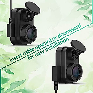 Garmin Dash Camera for Cars, WiFi Mini Dash Cam, Backup Monitor 1080p HD with Micro SD, 140-Degree FOV with Voice Control and App, Homequip Cleaning Lens Cloth Included