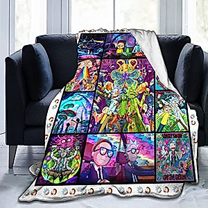 Flannel Fleece Blanket Super Soft Lightweight Plush Throw Blanket for Bed Chair Sofa Couch Living Room 50"x40"