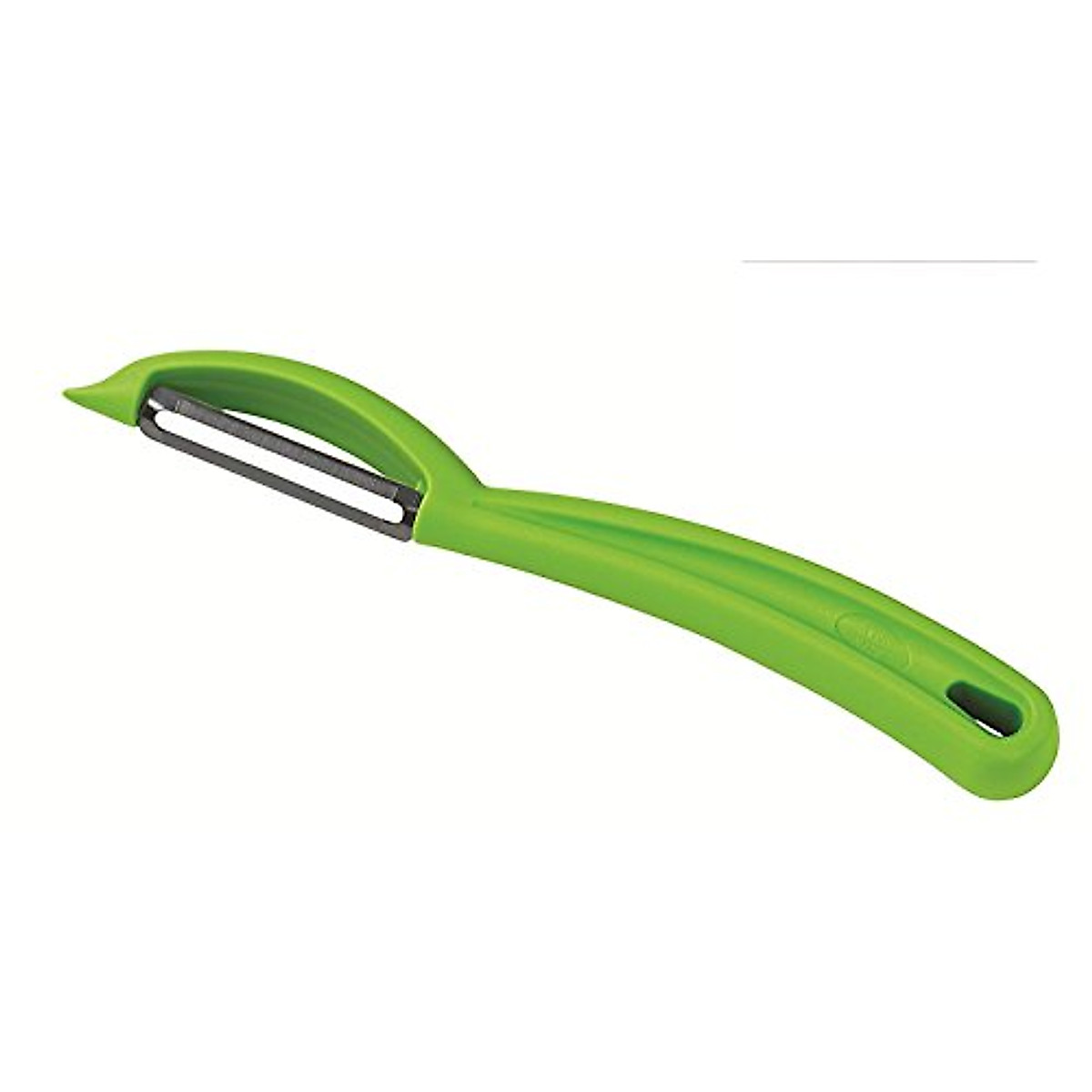 KUHN RIKON Straight/Serrated Swiss Swivel Peeler, Set of 2, Green/Red
