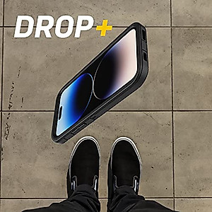 OtterBox iPhone 14 Pro Max (ONLY) Defender Series Case - BLACK , Rugged & Durable, with Port Protection, Includes Holster Clip Kickstand