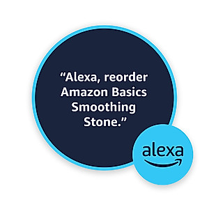 Amazon Basics Smoothing Stone with Handle, 10 Count, blue/white