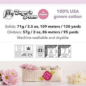 Lily Sugar Desert Rising Yarn, 2 oz, Ombre