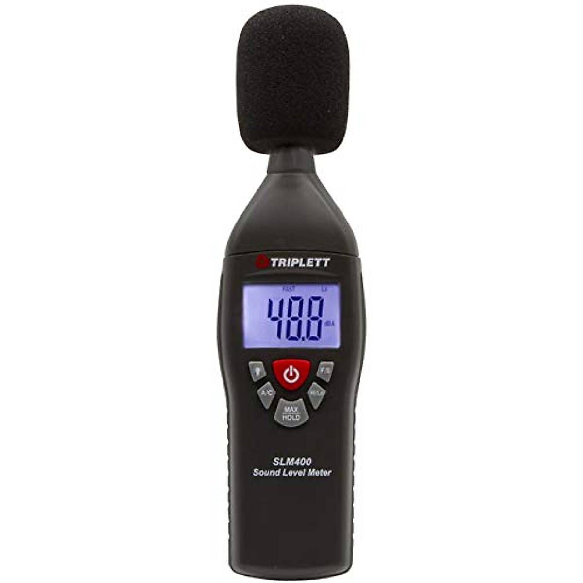 Triplett SLM400-KIT Decibel Sound Level Meter with Calibrator, 35 to 130dB