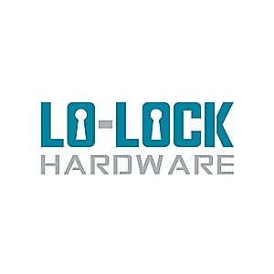 LO-LOCK HARDWARE Commercial Lever Door Lock - Heavy-Duty Locking Door Handle, ADA Door Handles, Cylindrical Lever Lock, Non-Handed Grade 2 Industrial Door Handle, 26D Satin Chrome, Entrance w/Clutch