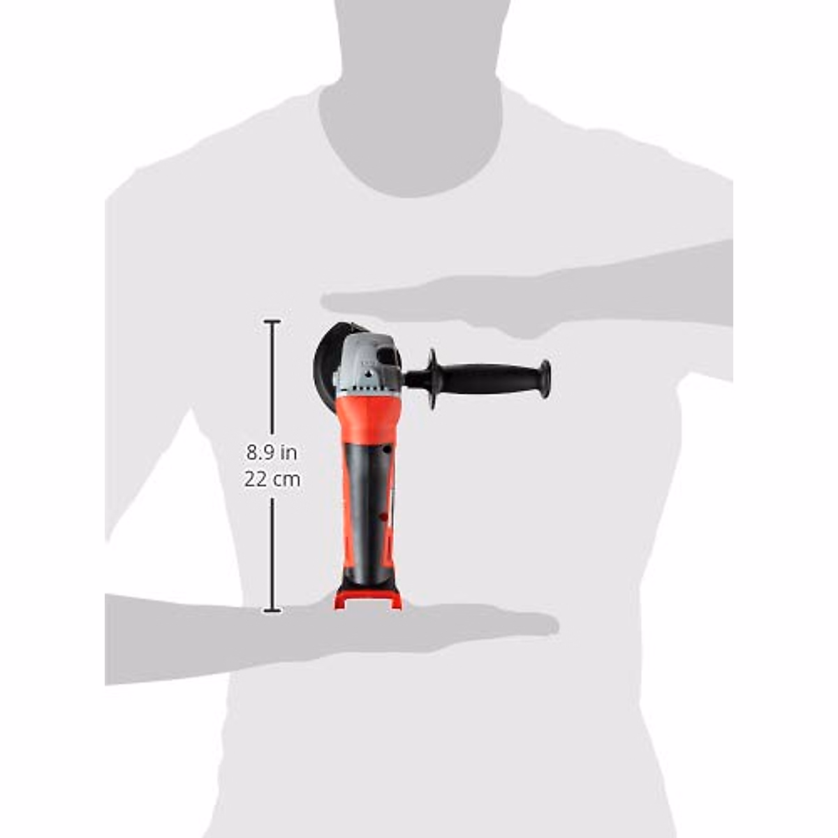 Milwaukee 2680-20 M18 18V Lithium Ion 4 1/2 Inch Cordless Grinder with Burst Resistant Guard and Paddle Switch Design