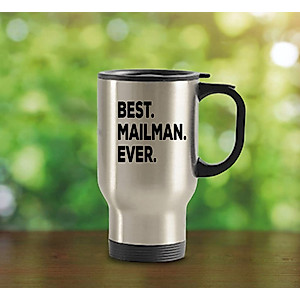 Best Mailman Ever Travel Mug, Mailman Gifts, Mailman Coffee Travel Mug, Mailman Tumbler, Mailman Retirement Gift, Mailman Birthday Christmas Gift idea, Gift for Mailman, Mailman Thank You Gifts