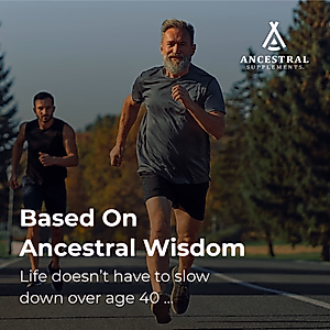 Ancestral Supplements Mofo, Supplements for Men, Support for Test and Energy Levels and Overall Men's Health and Wellness, Non-GMO Grass Fed Beef Organ Supplement with Liver, No Fillers, 180 Capsules