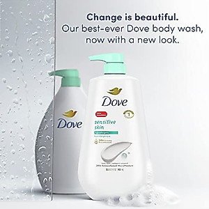 Dove Sensitive Skin Body Wash, Hypoallergenic and Paraben-Free, 30.6 fl oz (Pack of 3)
