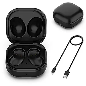 Aukvite Charging Case Compatible with Galaxy Buds Live, Wired Charger Case Replacement for Samsung Galaxy Buds Live SM-R180 (Galaxy Buds Live Charging Case Only, Earbuds NOT Included) (Black)