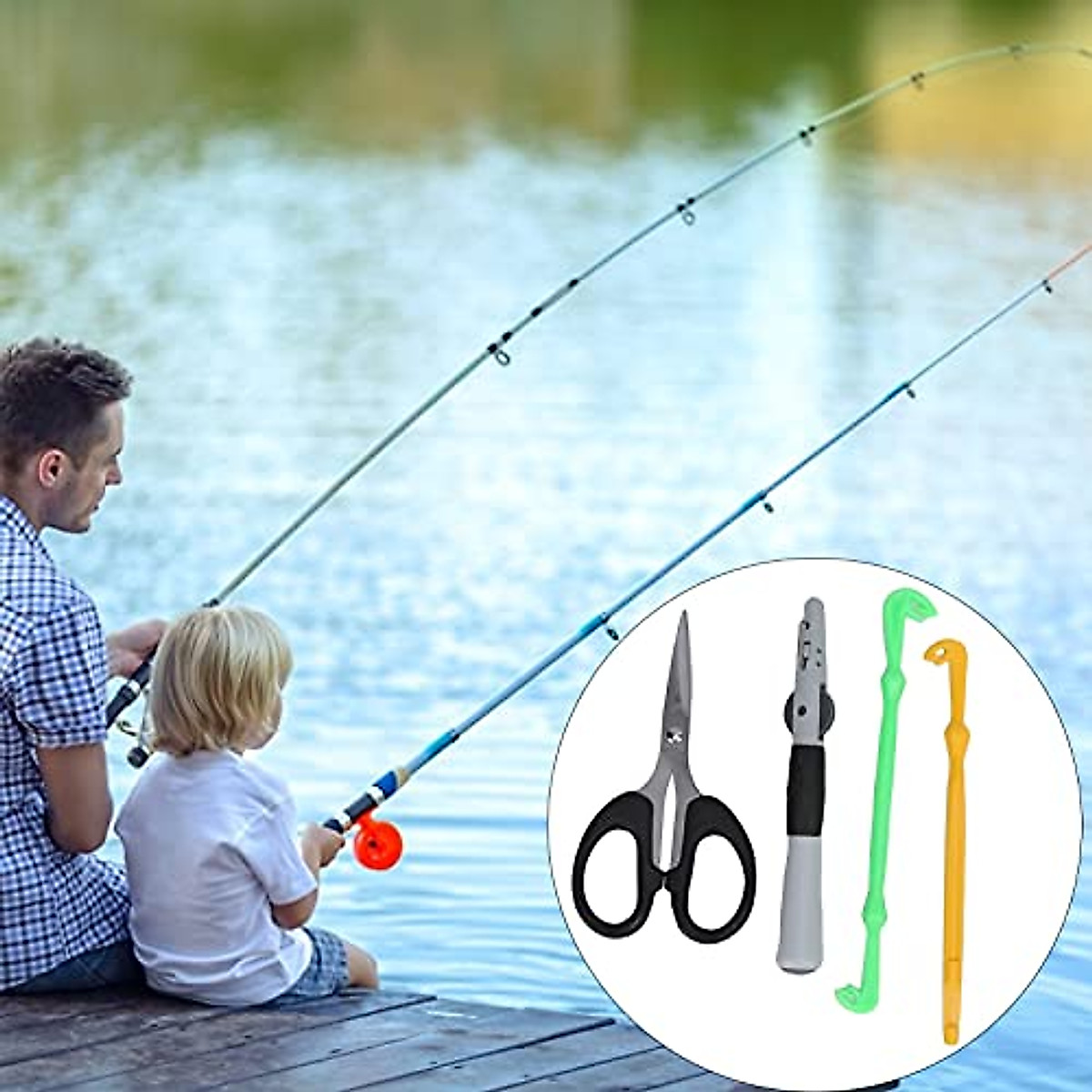 Shanrya Fishing Loop Tying Tool Kit, Portable Fishing Loop Tying Tool Kit Fishing Accessories Fishing Line Knot Tying Tool for Fishing