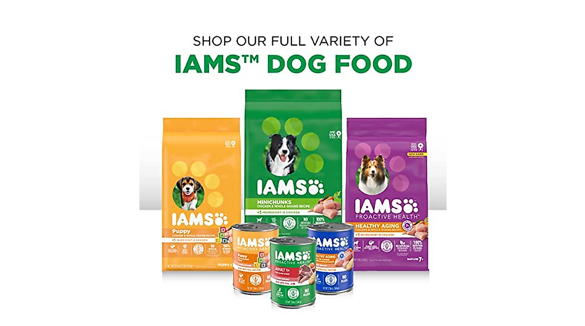 IAMS Adult Wet Dog Food: Chicken & Rice for Health & Coat