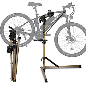 NOPAARD Heavy Duty Electric Bike Repair Stand Max 110 lbs, Portable Aluminum Bicycle Stand Manintenance Workstand,Suitable for Any BIke, Heavy E-Bike, Mountain Bike and Road Bike etc