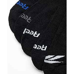 Reebok Men's Crew Socks - 5 Pack Comfort Cushion Performance Crew Socks for Men - Classic Men's Sports Socks (Size: 6-12.5), Size 6-12.5, Black/Grey Multi
