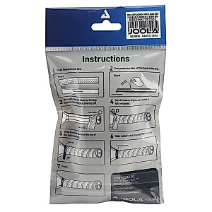 JOOLA Pickleball Paddle Grip Tape - White Replacement Grip Wrap for Pickleball Racket - Moisture Wicking Perforated Surface & Contoured Comfort Grip - Handle Wrap for Use with Small Grip & Overgrip