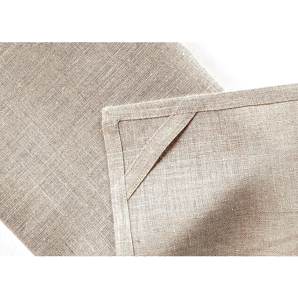 Solino Home Linen Kitchen Towels 17 x 26 Inch – Natural, 100% Pure Linen Tea Towels Set of 2 – Handcrafted from European Flax and Machine Washable